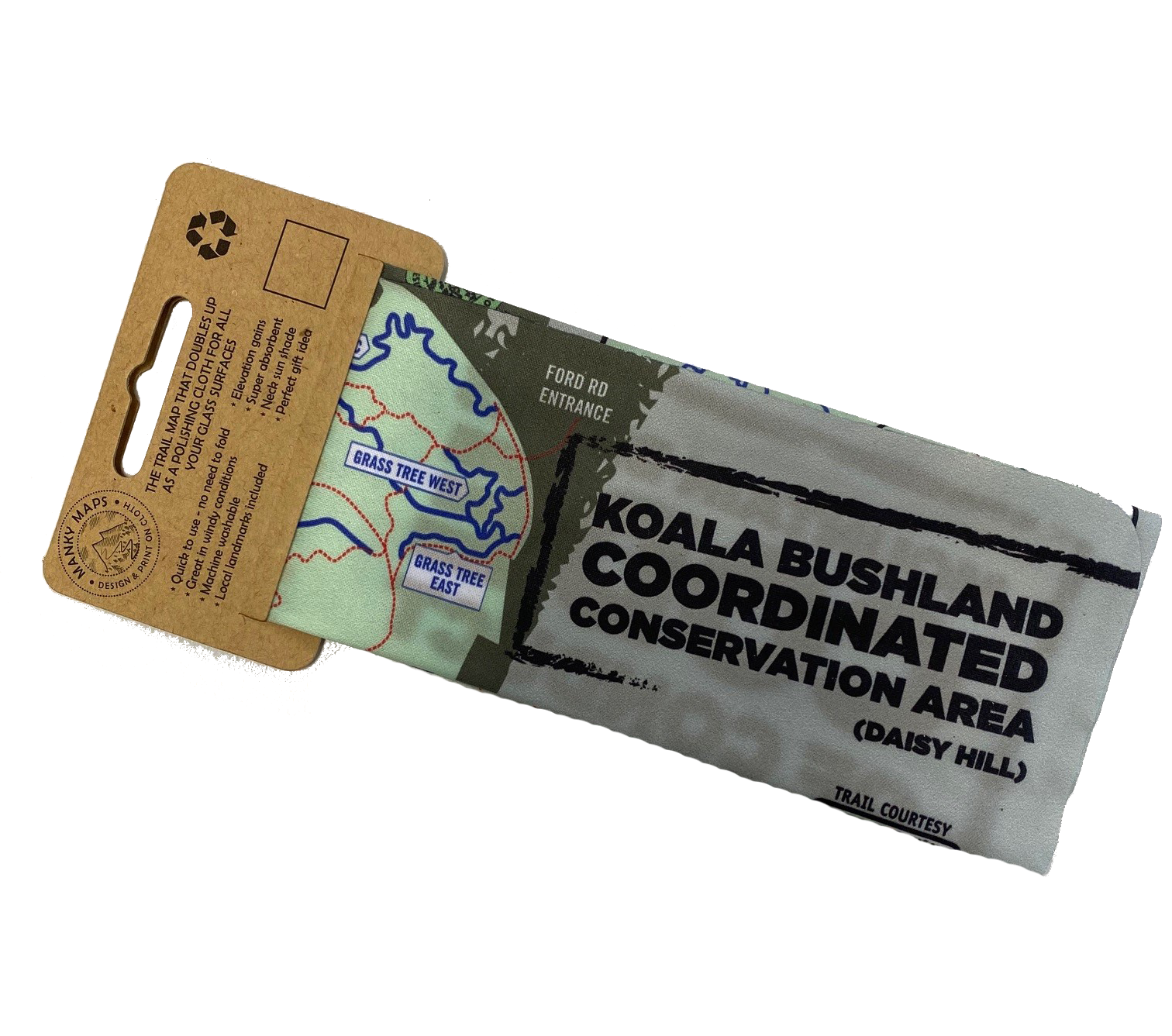 Manky Map - Koala Bushland Coordinated Conservation Area (Daisy Hill), – AusCycling Shop